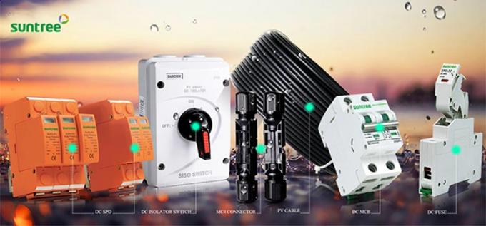 SUP2H1-PV Solar PV 3Pole 1000V DC Surge Protector