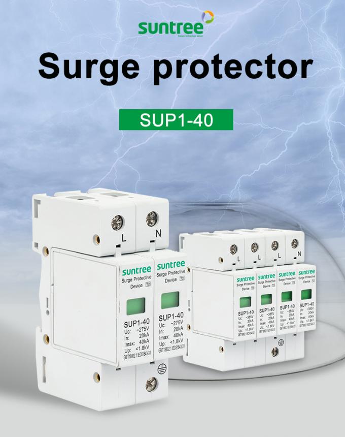 SPD 220V 415V 4P Ac Surge Protection Device