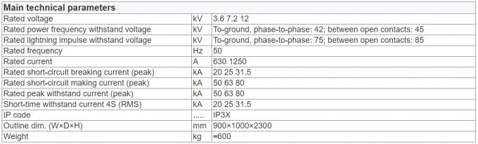 Air Insulated Power Distribution Cabinet Medium Voltage For Single Bus ...