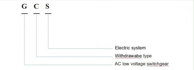 GCS Indoor Low Voltage Power Distribution Cabinet Withdrawable Switchgear