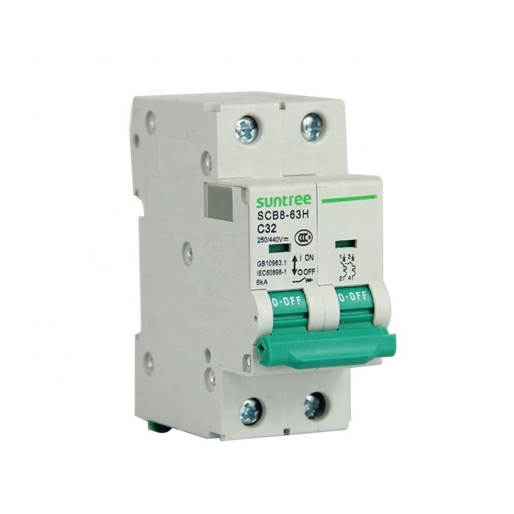 IEC 60898-1 Suntree MCB AC 50A Mini Circuit Breaker